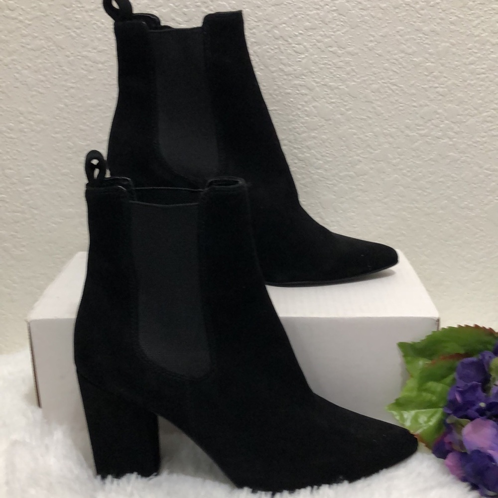 Steve Madden Belong Leather Fabric Upper Ankle Boots - Gem